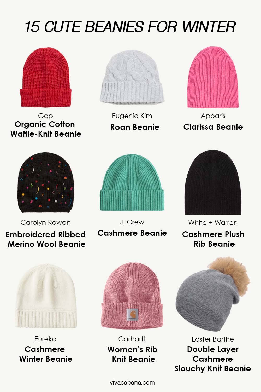 15 Best Beanies and Hats You’ll Love for Winter - Viva Cabana